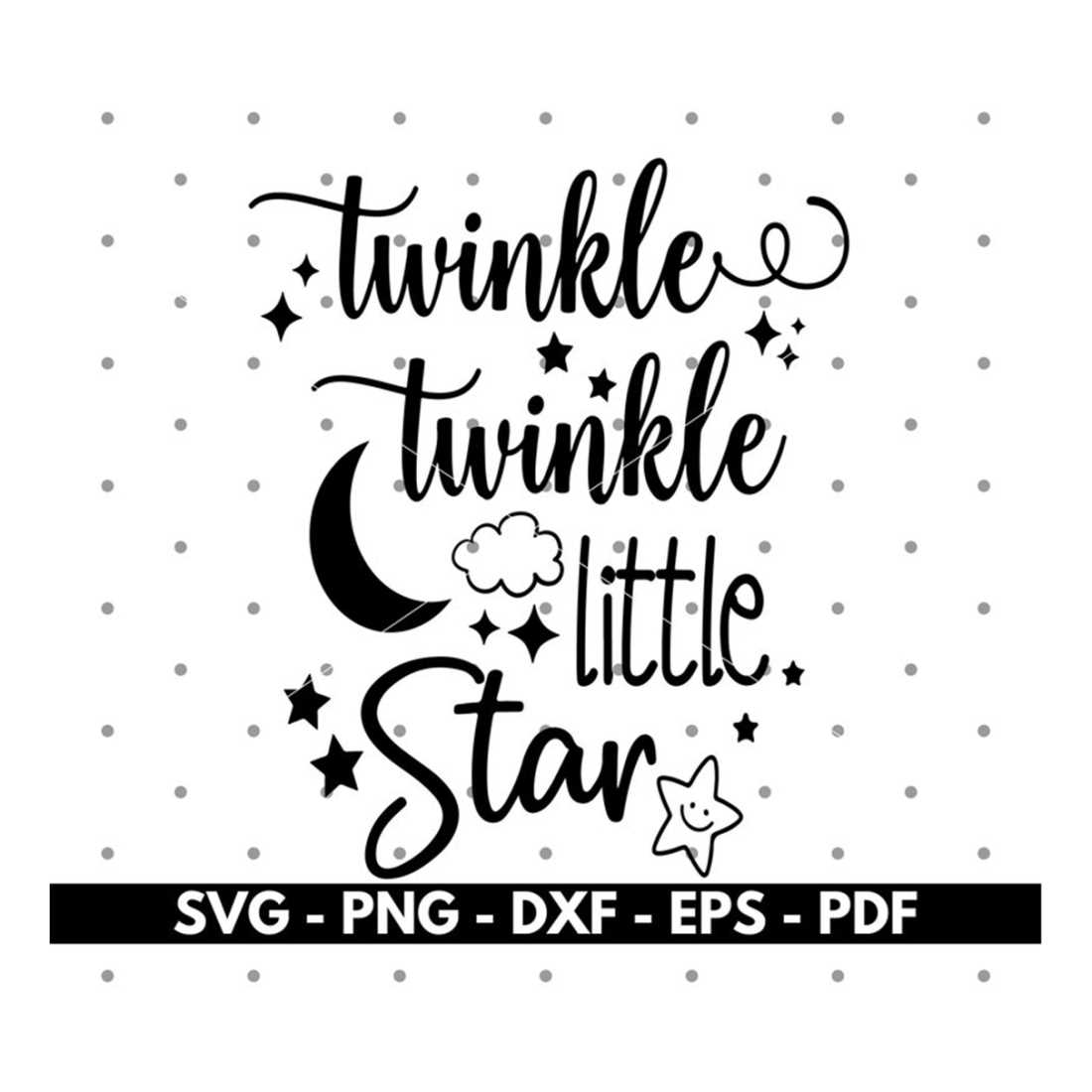 Twinkle twinkle little star svg, Cricut cut files, Silhouett | Inspire ...