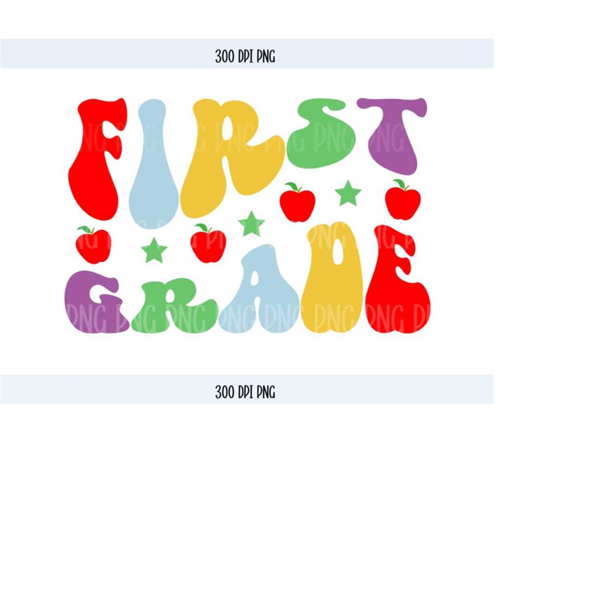 First Grade Png, 1st Grade Png, Trendy Wavy First Grade Png, | Inspire ...