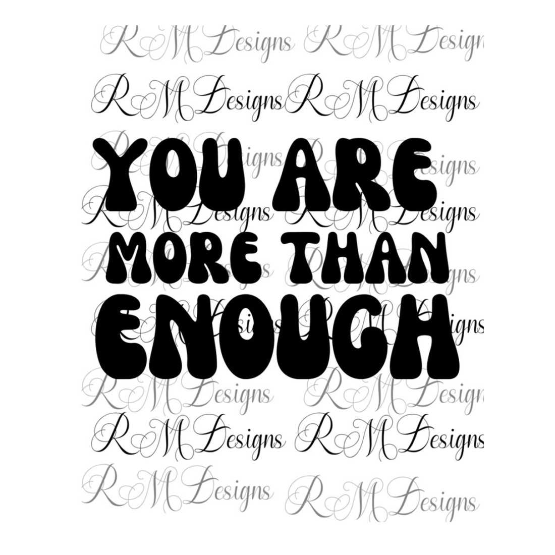 You Are More Than Enough Svg, Mental Health Month svg, Self | Inspire ...