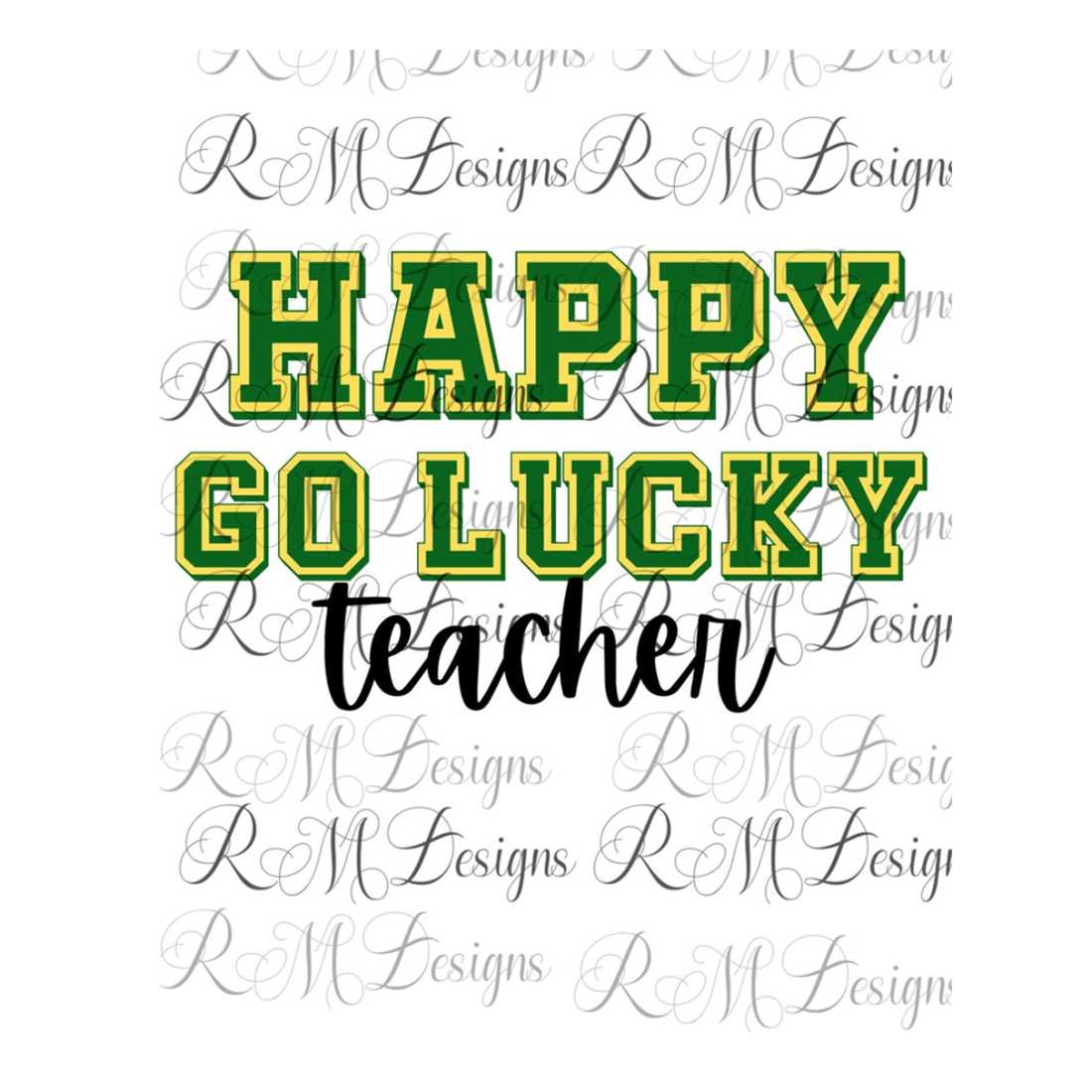 Happy Go Lucky Teacher, Teacher Gift, Teacher St. Patrick's | Inspire ...