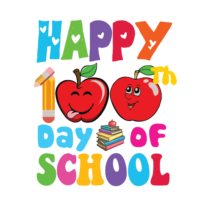 Happy 100th Day Of School Teacher 100 days Svg, Happy 100 Da | Inspire ...