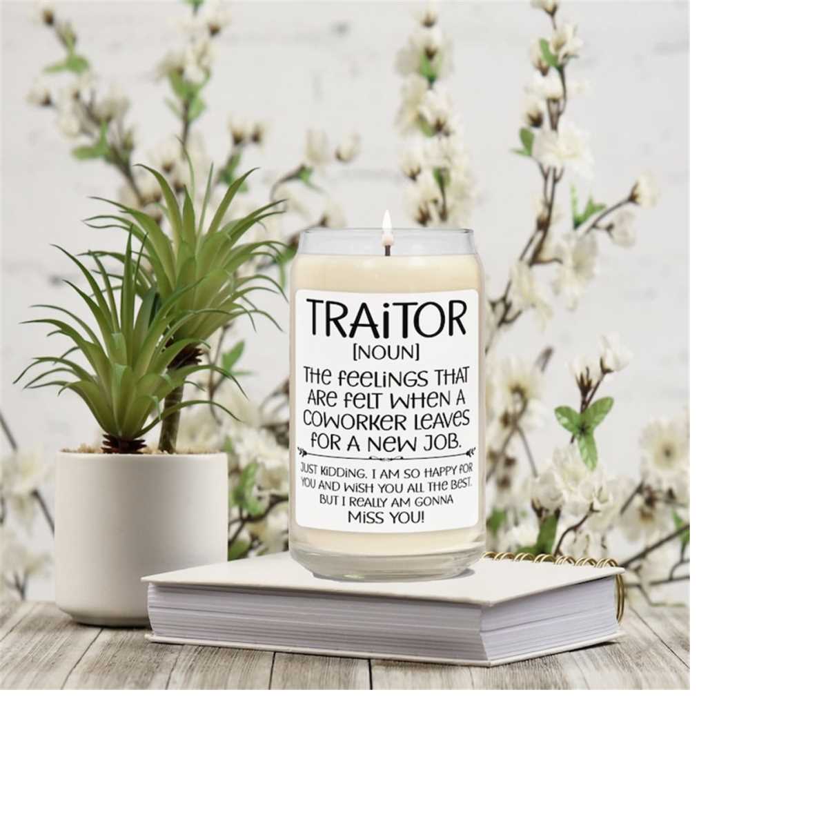 Funny Coworker Leaving Gift, Coworker New Job Candle, Cowork | Inspire ...