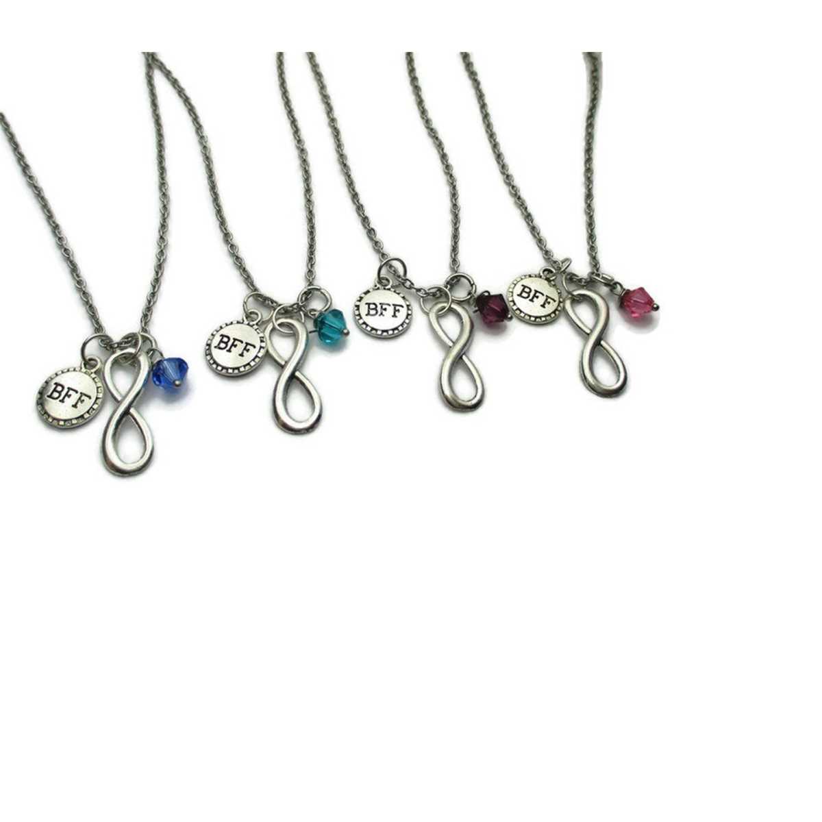 4 BFF Infinity Necklaces Personalized With Birthstones 4 Fr Inspire 4-bff-infinity-necklaces-personalized-with-birthstones-4-fr-inspire