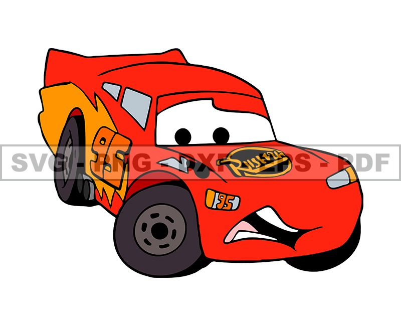 Disney Pixar's Cars png, Cartoon Customs SVG, EPS, PNG, DXF | Inspire ...