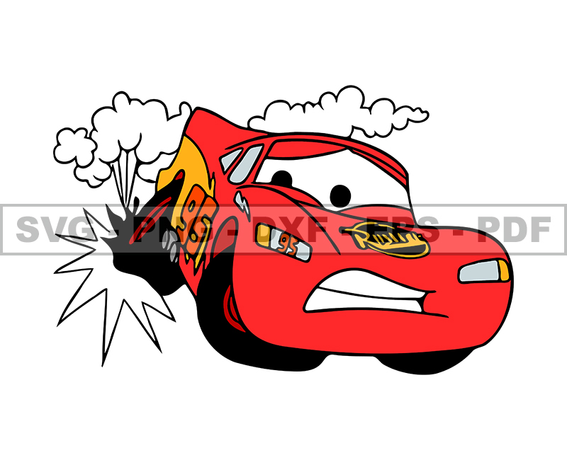 Disney Pixar's Cars png, Cartoon Customs SVG, EPS, PNG, DXF | Inspire ...