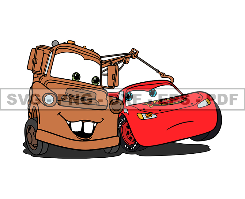 Disney Pixar's Cars png, Cartoon Customs SVG, EPS, PNG, DXF | Inspire ...