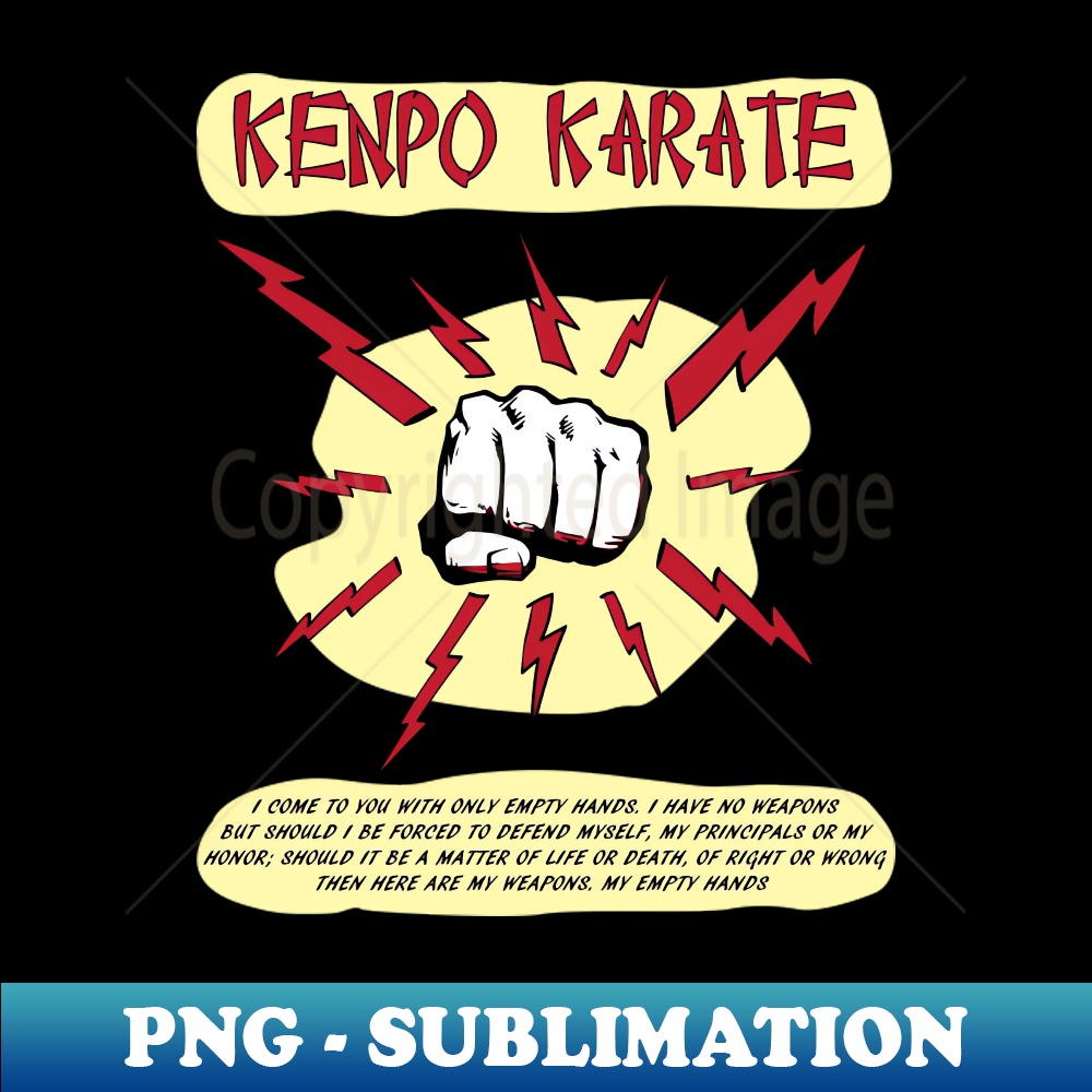 Kenpo Karate Fist Creed - Signature Sublimation PNG File - P | Inspire ...