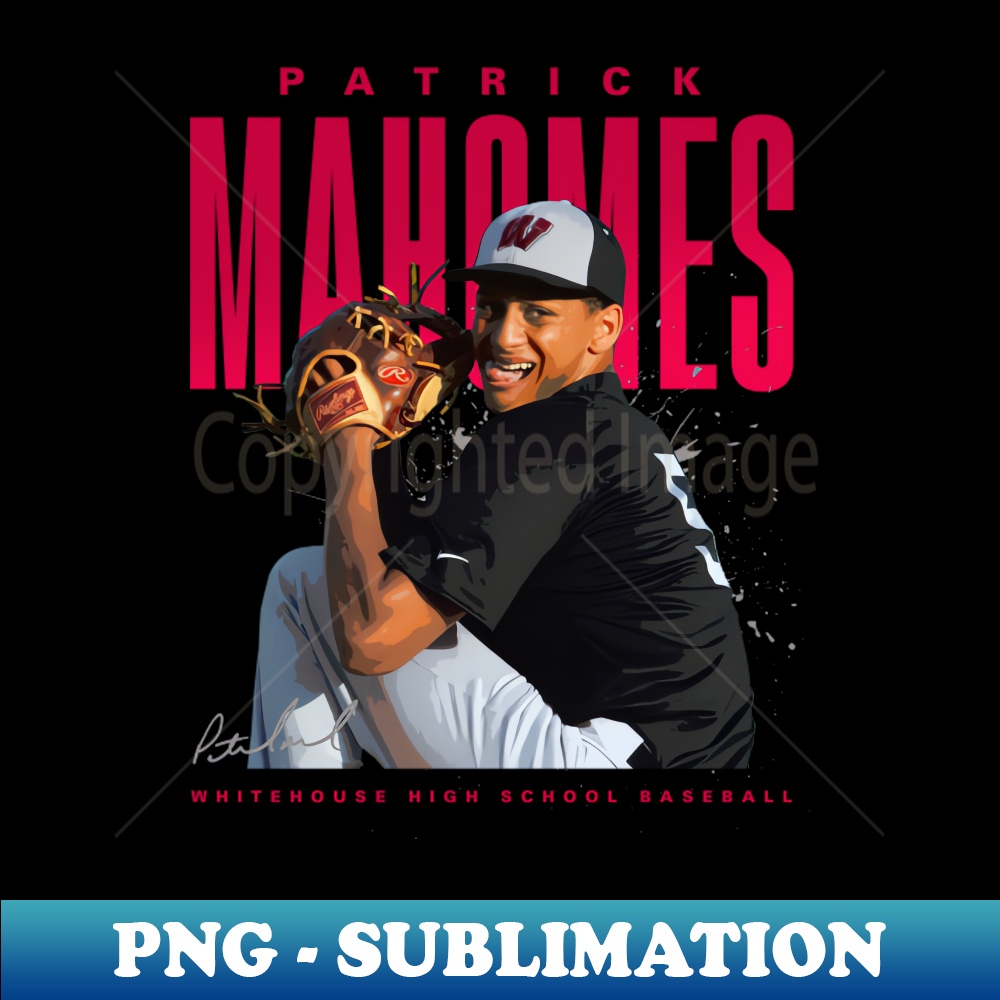 Patrick Mahomes Baseball - Unique Sublimation PNG Download - | Inspire ...