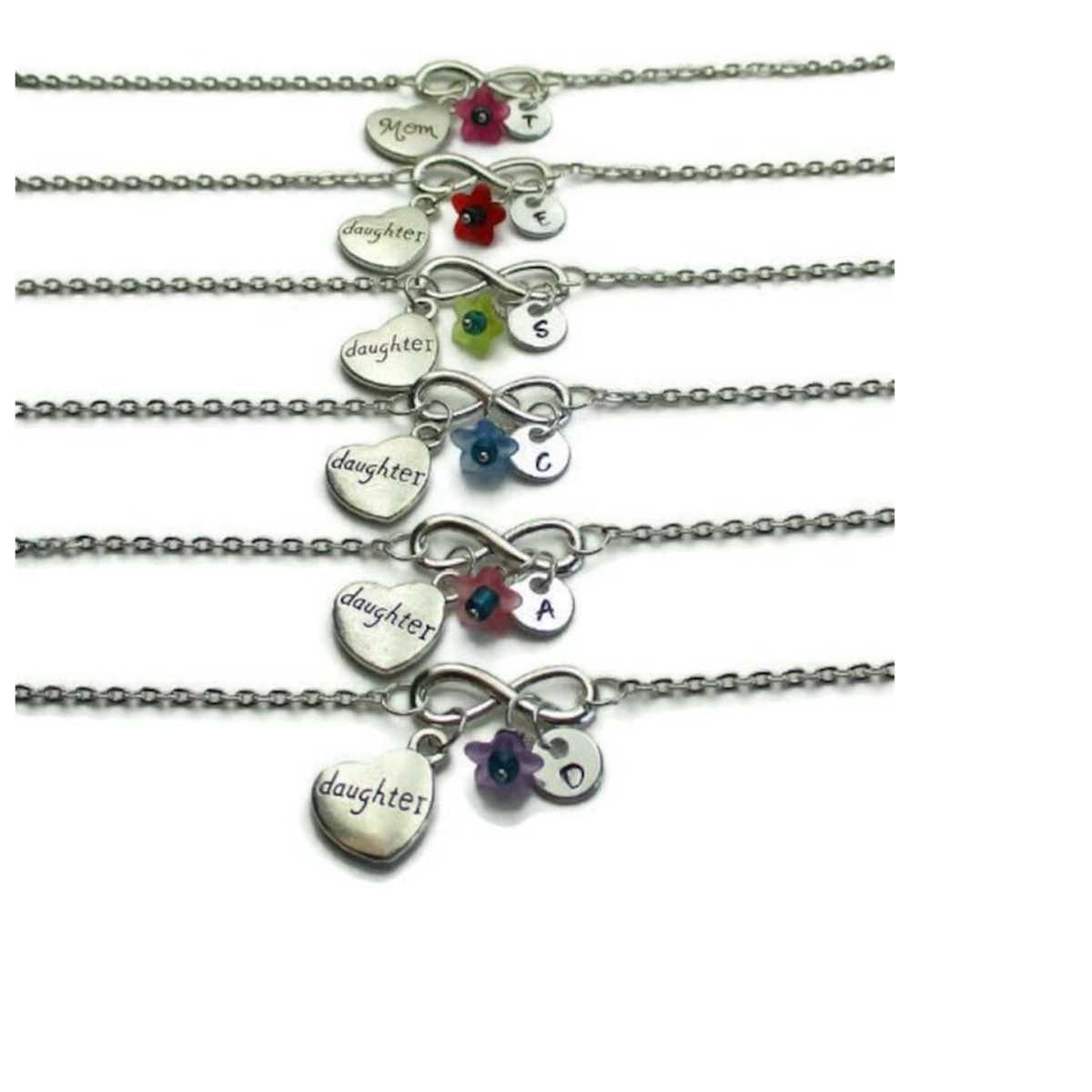 Mother And 5 Daughters Flower Bracelets, Mom 5 Daughters Gif | Inspire ...