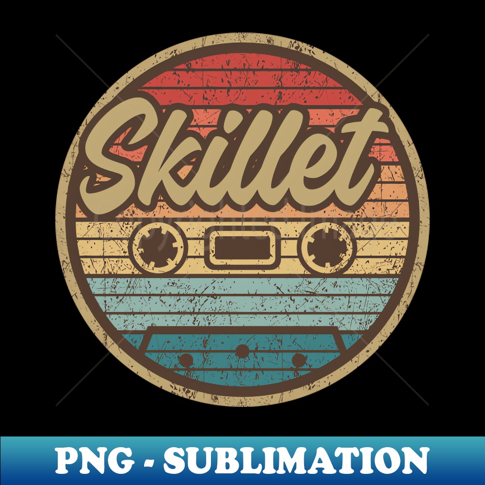 skillet cassette retro circle - Professional Sublimation Dig | Inspire ...