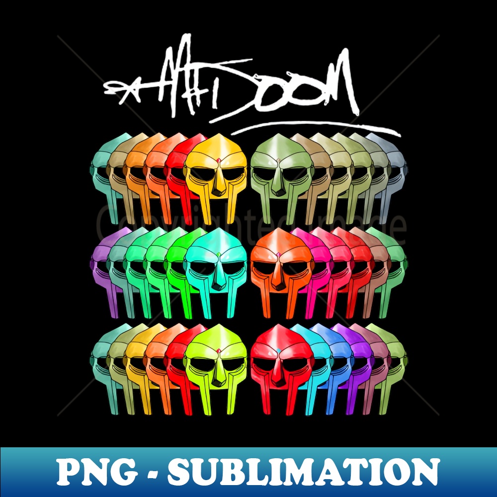 Retro MF Doom - Exclusive Sublimation Digital File - Enhance | Inspire Uplift