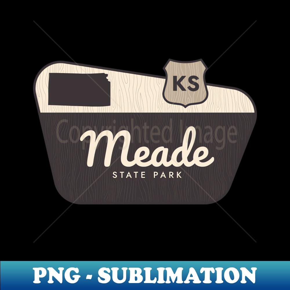 Meade State Park Kansas Welcome Sign - Sublimation-Ready PNG | Inspire ...