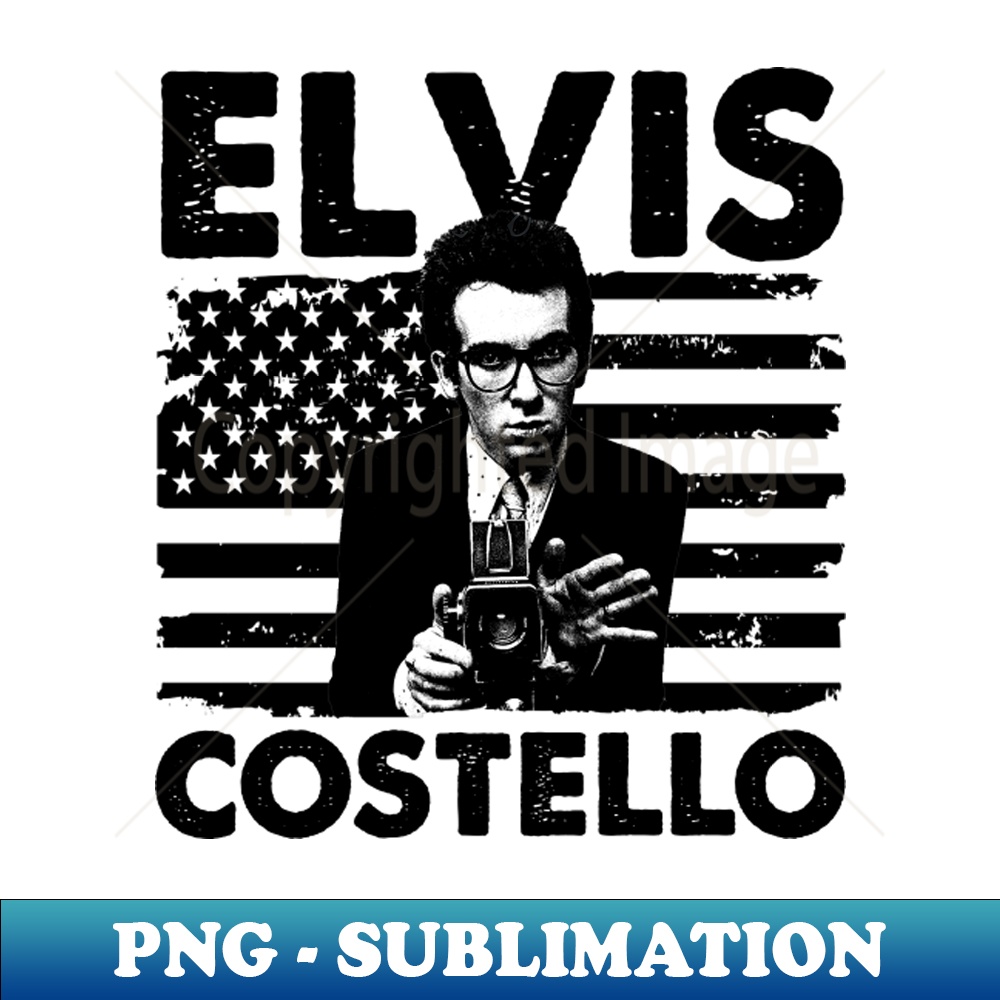Coollest Item Elvis Costello 80s 90s Fan Gifts - PNG Transpa | Inspire ...