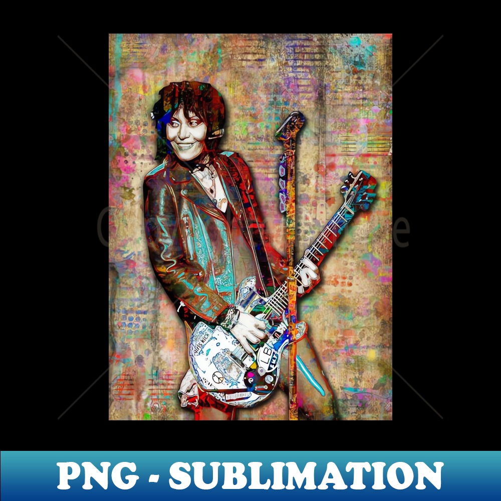 Joan Jett 1958 - PNG Transparent Sublimation Design - Vibra | Inspire ...