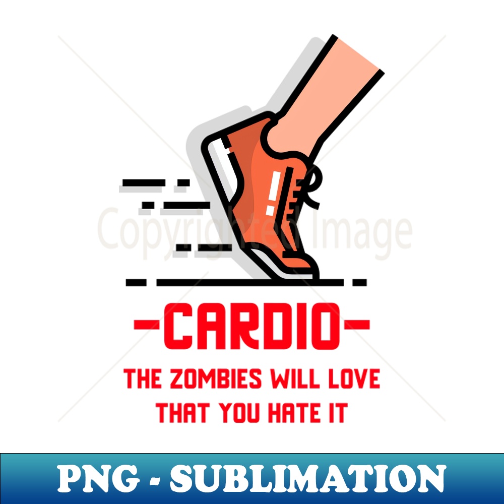 Cardio The First Line of Defense - Vintage Sublimation PNG D | Inspire ...