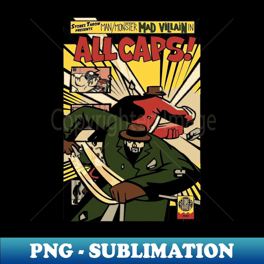 ALL CAPS - PNG Transparent Sublimation File - Stunning Subli - Inspire ...