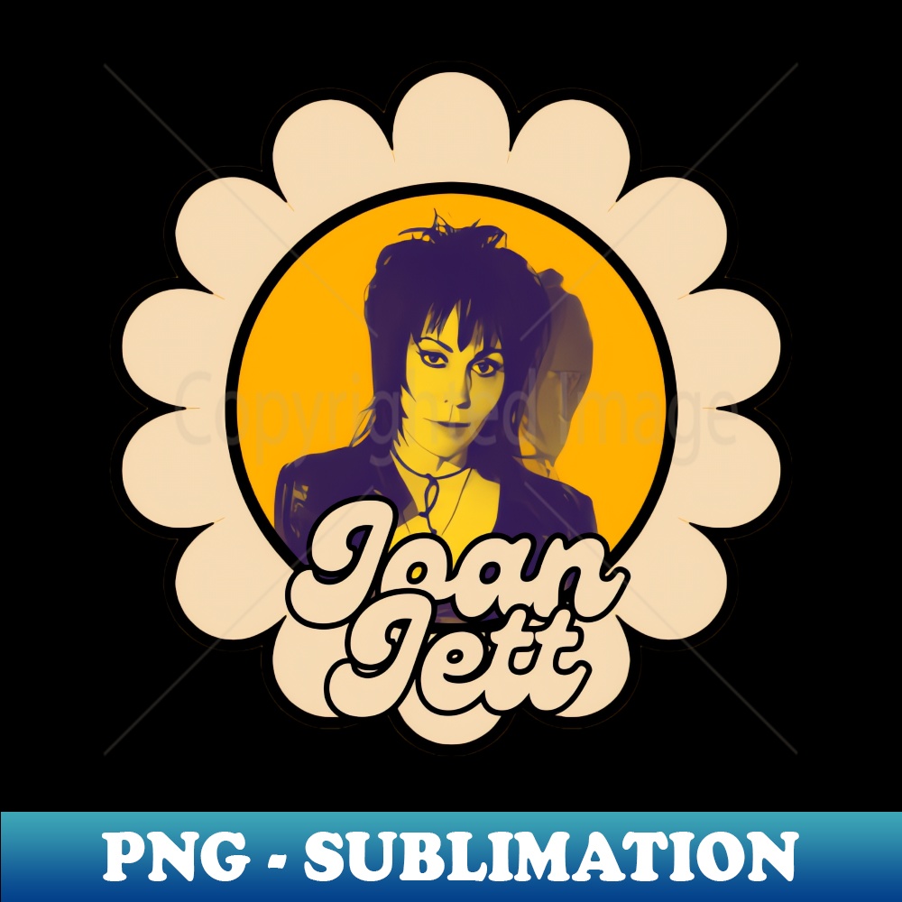 Joan jettretro for fans - PNG Transparent Sublimation Design | Inspire ...