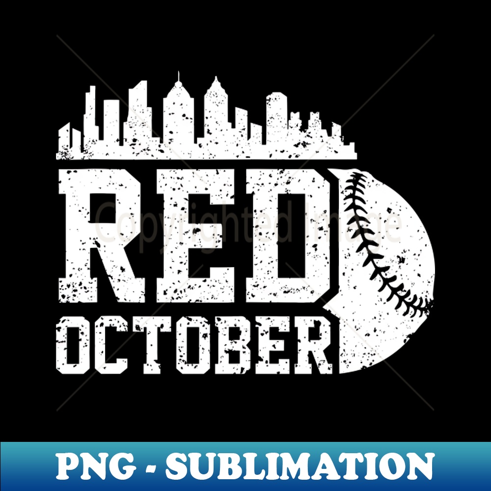 Retro Red October Philly Philadelphia Vintage - Digital Subl | Inspire ...