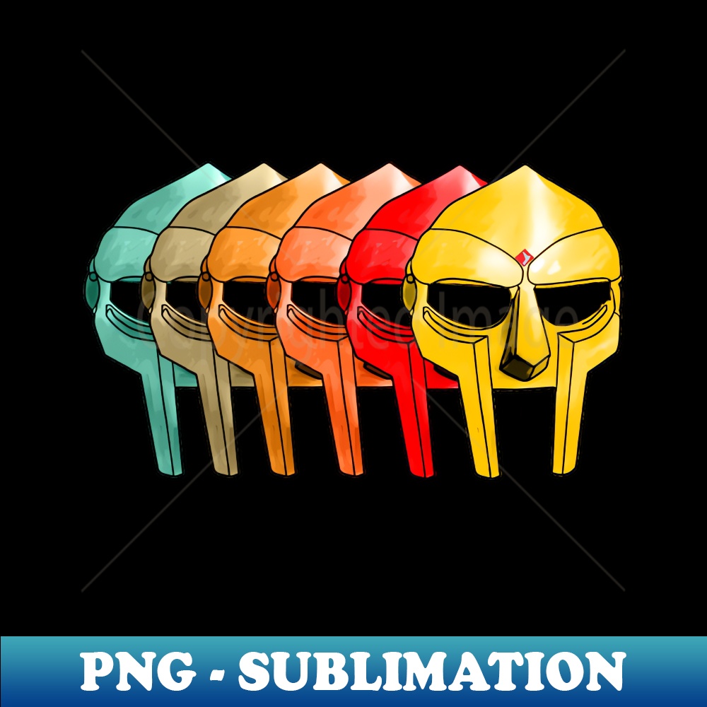 MF Doom Retro - PNG Transparent Sublimation Design - Unleash | Inspire ...