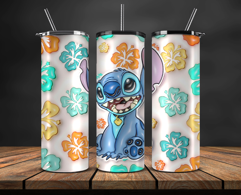 3D Cartoon Tumbler, Cartoon Princess, Stitch Starbucks 20oz | Inspire ...