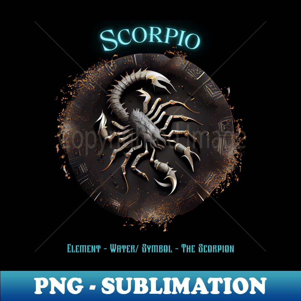 Astrology - Zodiac - Scorpio - Modern Sublimation PNG File - | Inspire ...
