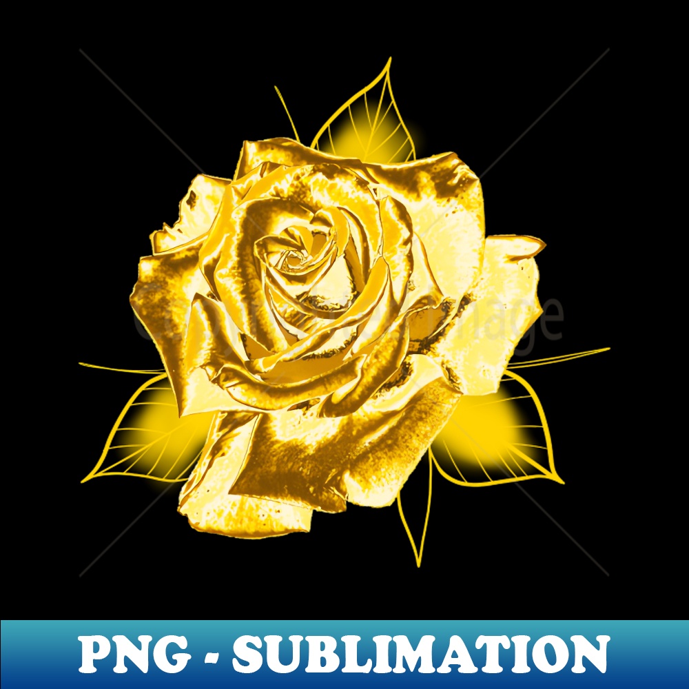Gold Roses - PNG Sublimation Digital Download - Enhance Your | Inspire ...