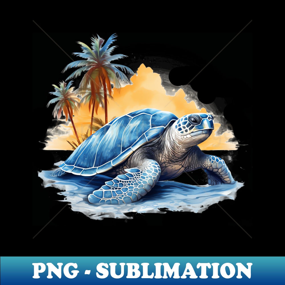 Green Sea Turtle - Sublimation-Ready PNG File - Fashionable | Inspire ...