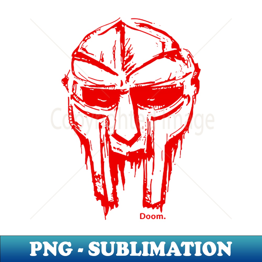 MF Doom Red - Decorative Sublimation PNG File - Instantly Tr | Inspire ...
