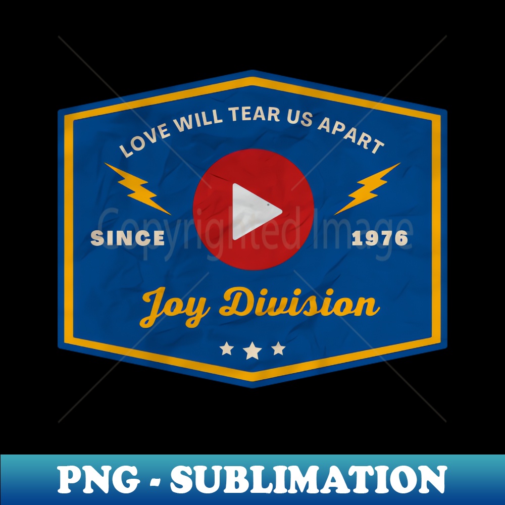 Joy Division Play Button - Exclusive Sublimation Digital Fi | Inspire ...