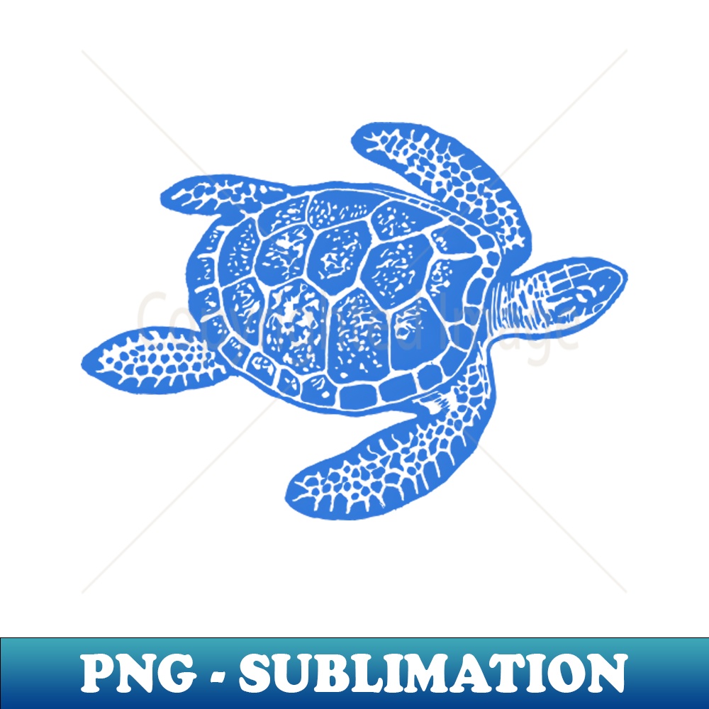 Blue Honu Sea Turtle - PNG Transparent Sublimation File - Pe | Inspire ...
