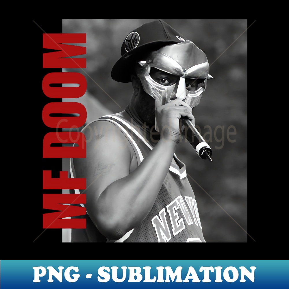 MF Doom MF Doom Retro Aesthetic Fan Art 80s - Premium Subl | Inspire Uplift