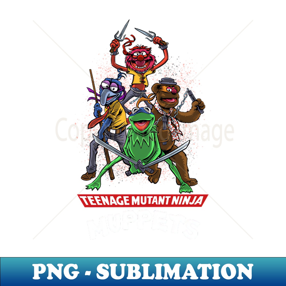 Teenage Mutant Ninja Muppets - High-Quality PNG Sublimation | Inspire ...