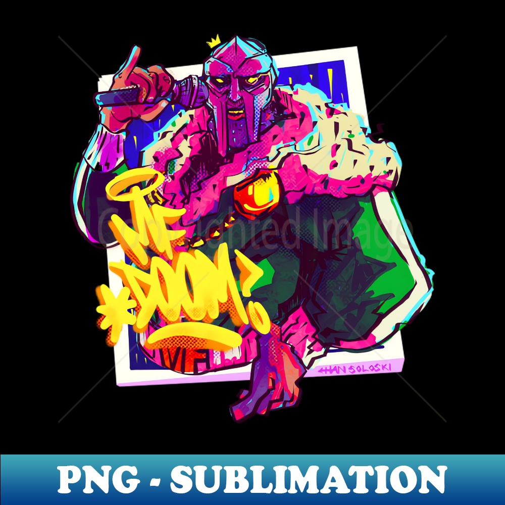 MF DOOM ZOOM - Exclusive Sublimation Digital File - Instantl | Inspire Uplift