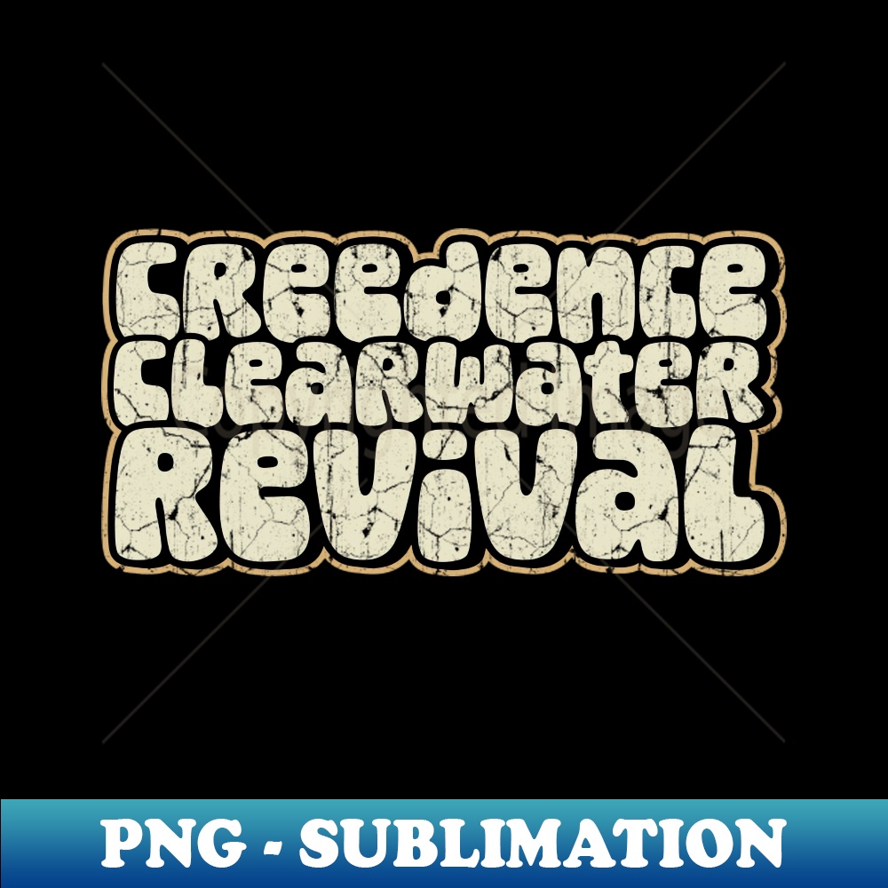 Creedence Clearwater Revival - Typography - PNG Transparent - Inspire ...
