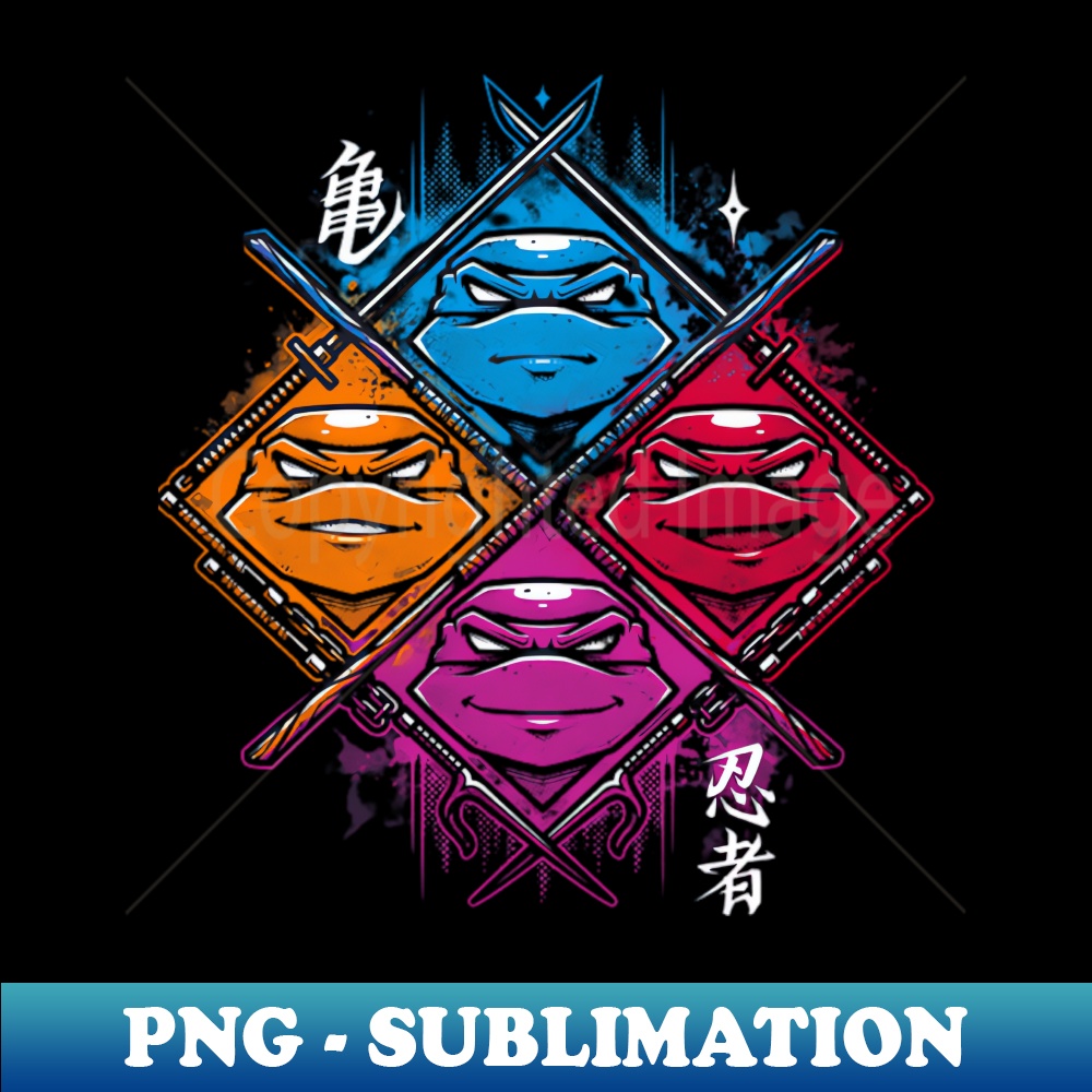 The Turtles Ninja Turtles - Aesthetic Sublimation Digital F | Inspire ...