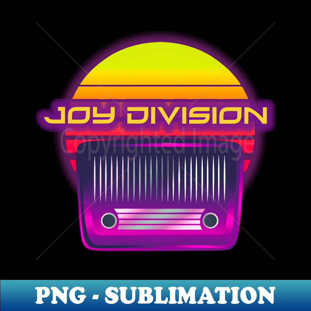 joy division retro - Aesthetic Sublimation Digital File - Un - Inspire Uplift