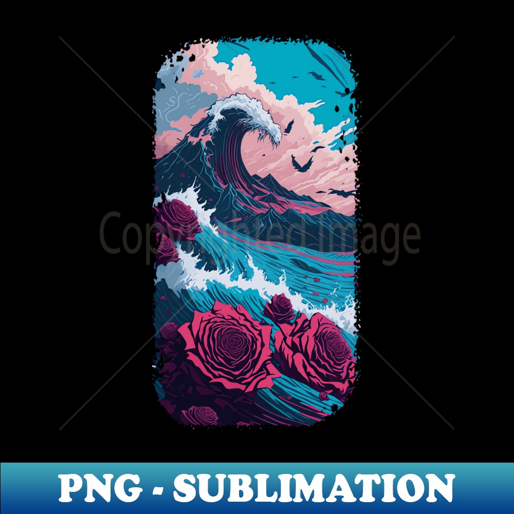 Roses by the Shore - Ocean Waves and Pink Skies - Exclusive | Inspire ...