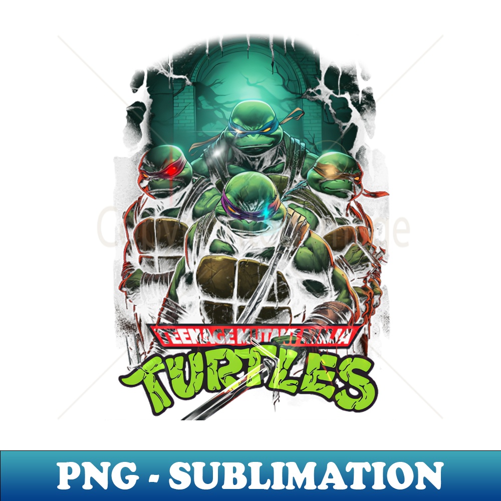 The Teenage Mutant Ninja Turtles - Sublimation-Ready PNG Fil | Inspire ...