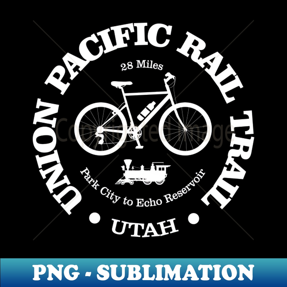 Union Pacific Rail Trail cycling - Sublimation-Ready PNG Fil | Inspire ...