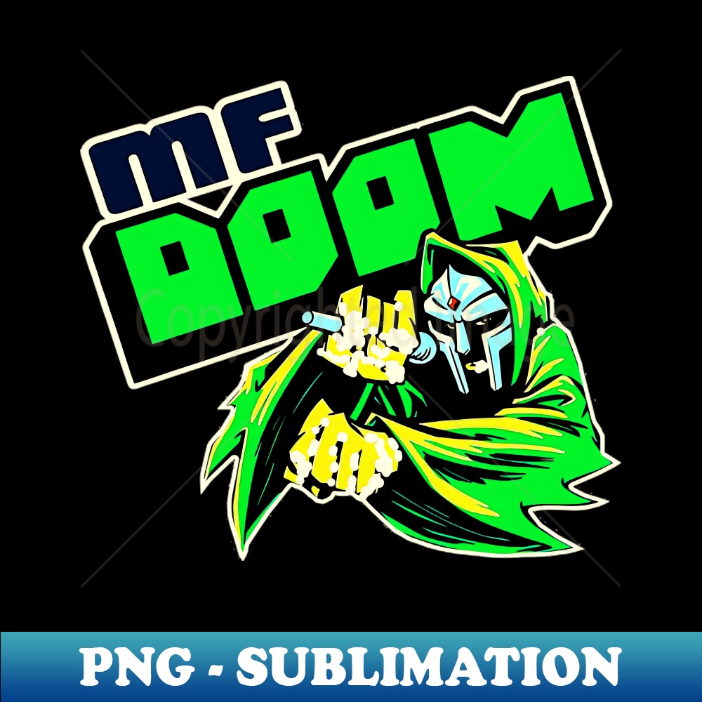 MF Doom Green - Instant Sublimation Digital Download - Vibra | Inspire ...
