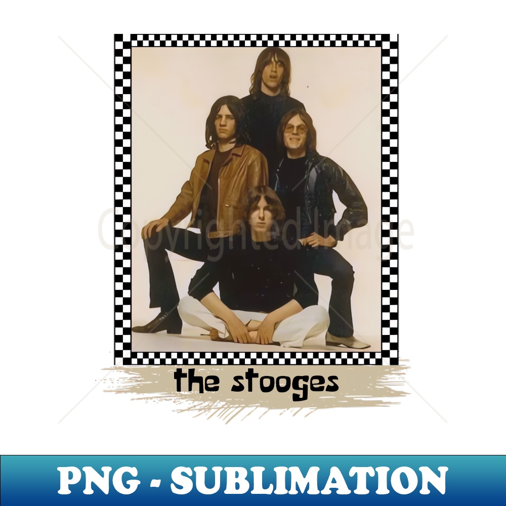vintage style the stooges band - Artistic Sublimation Digita | Inspire ...