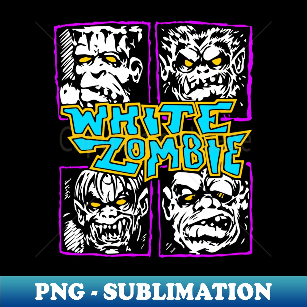 White Zombie - Creative Sublimation PNG Download - Vibrant a | Inspire ...
