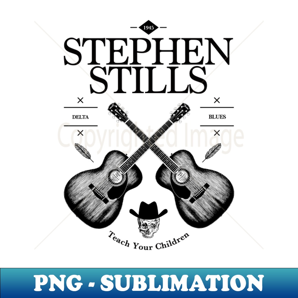 Stephen Stills Acoustic Guitar Logo - Exclusive PNG Sublimat | Inspire ...