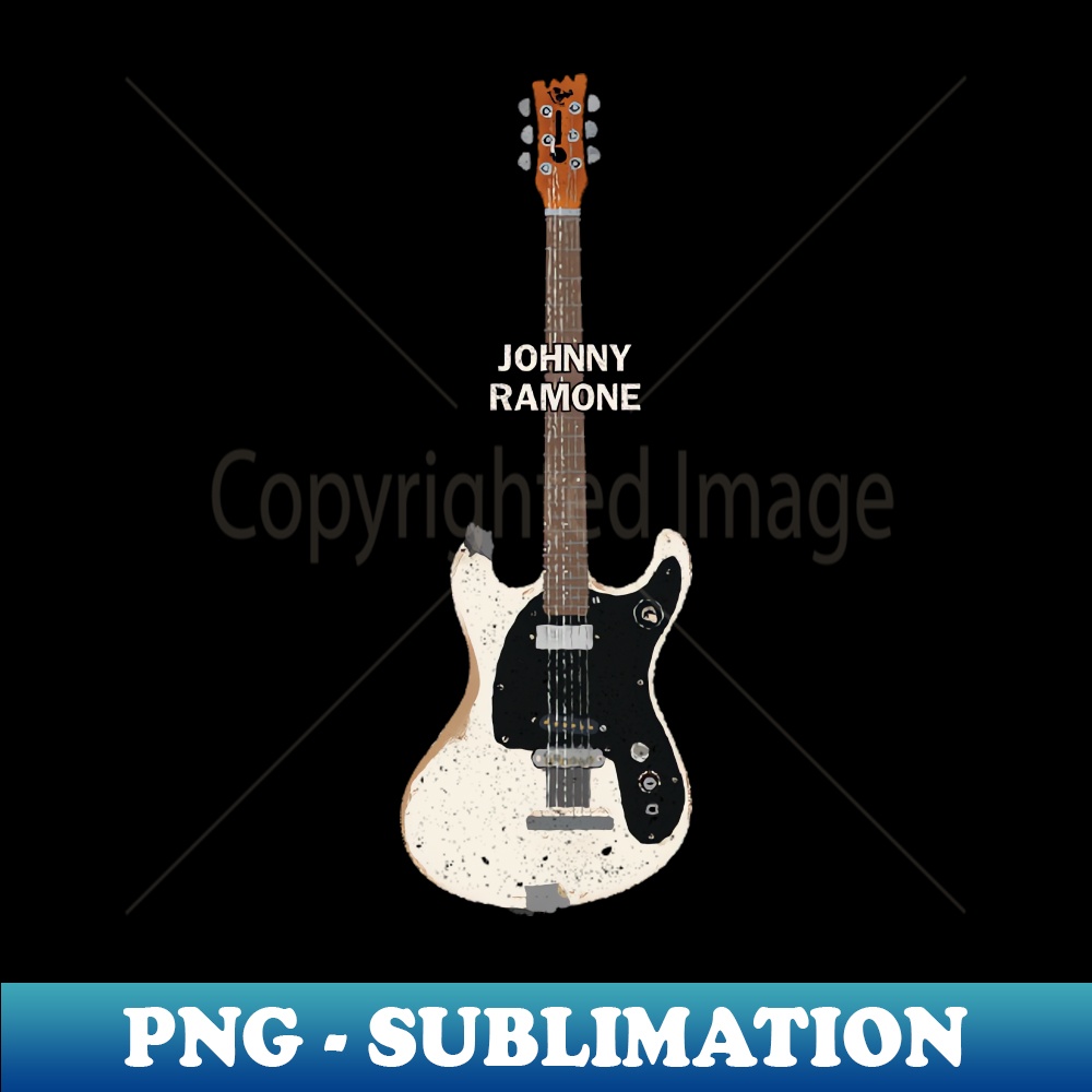 Johnny Ramone Mosrite Ventures II Guitar - PNG Sublimation D | Inspire ...