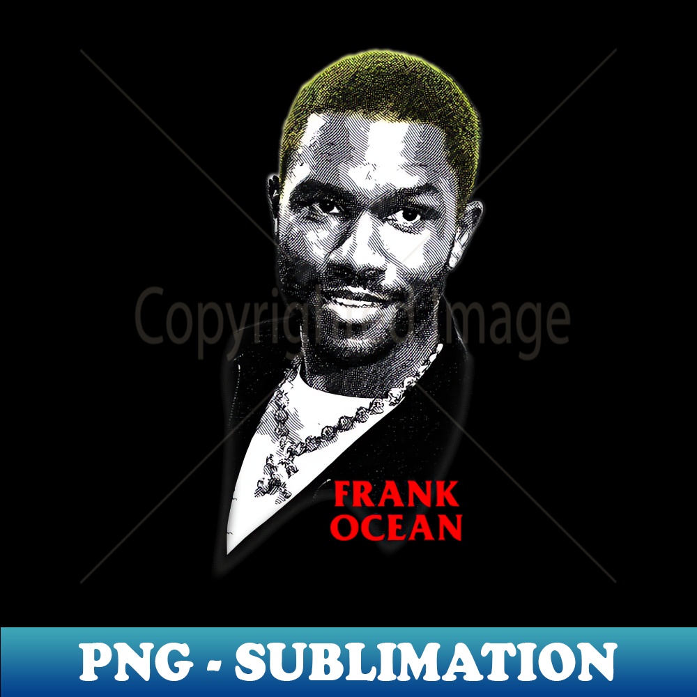 Frank Ocean - Engraving - PNG Transparent Sublimation File - | Inspire ...