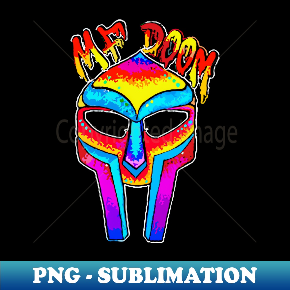 MF Doom Masked Villain - Signature Sublimation PNG File - Br - Inspire ...