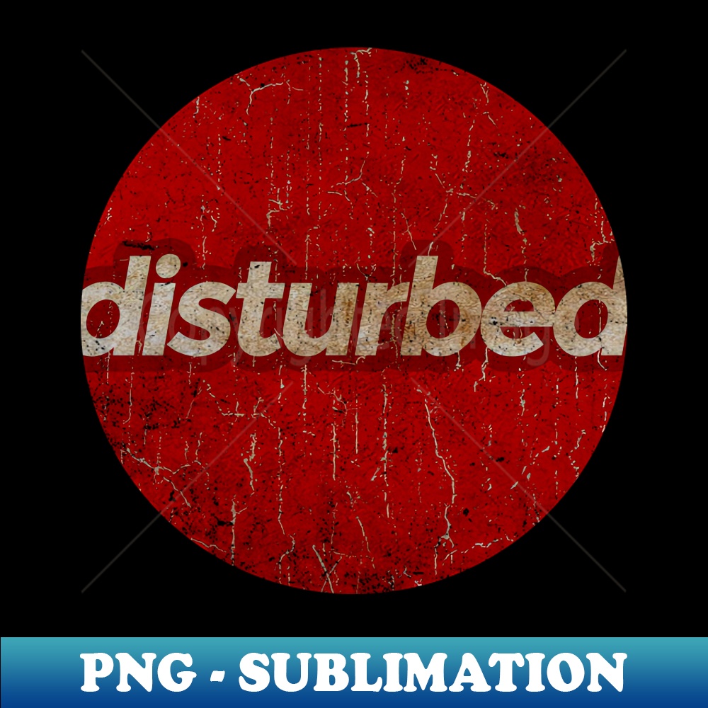 Disturbed - Retro PNG Sublimation Digital Download - Create - Inspire ...