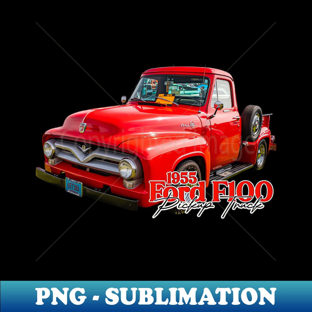 1955 Ford F-100 Pickup Truck - Professional Sublimation Digi | Inspire ...