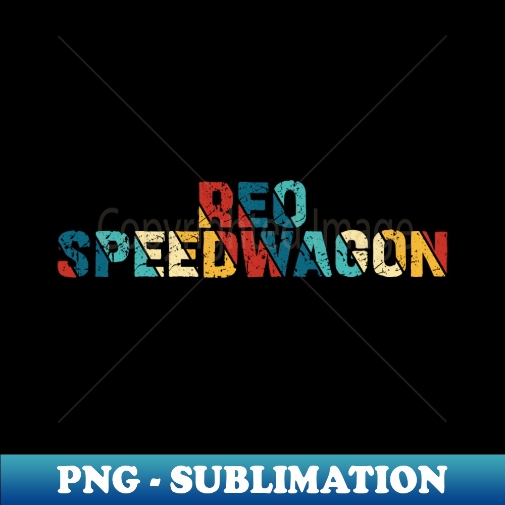 Color Vintage - Reo Speedwagon - PNG Transparent Sublimation - Inspire ...