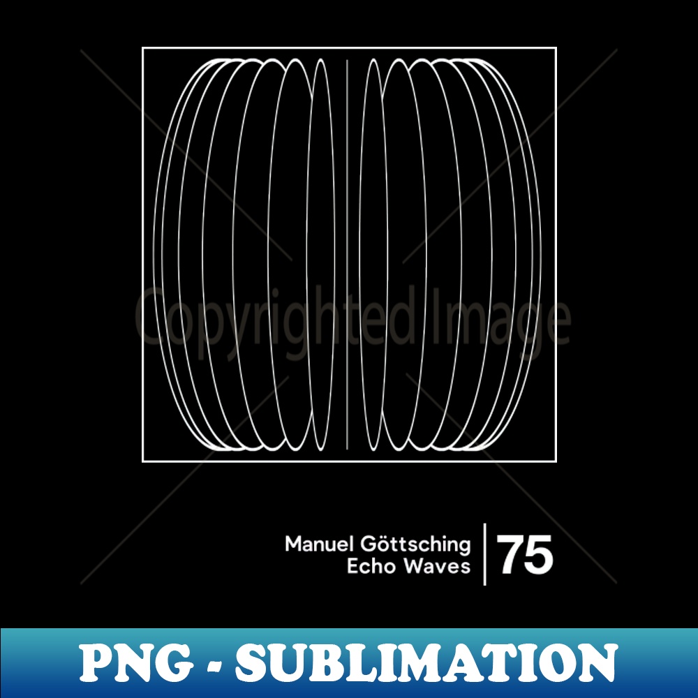 Echo Waves Original Minimalist Graphic Design - Artistic Su - Inspire ...